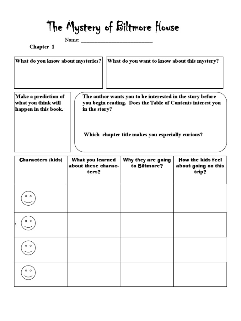 The Mystery of Biltmore House | PDF | Games & Activities