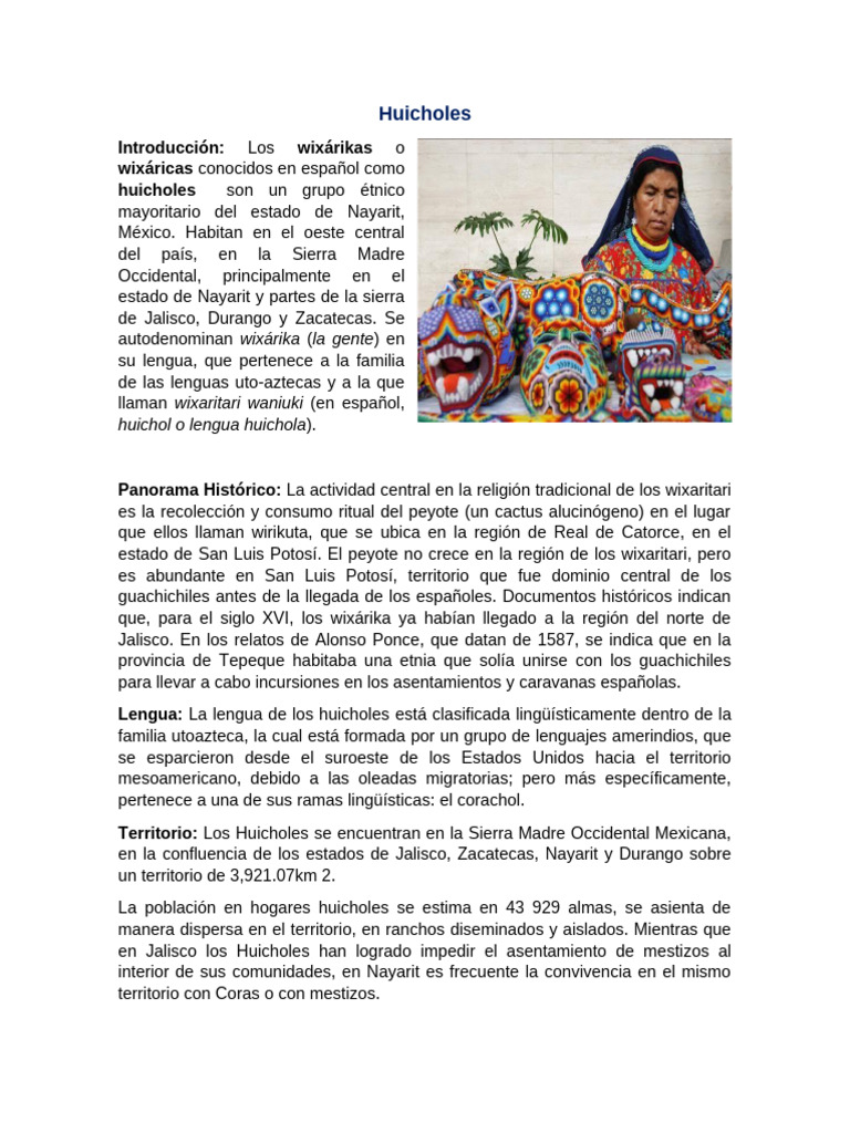 Huicholes | PDF