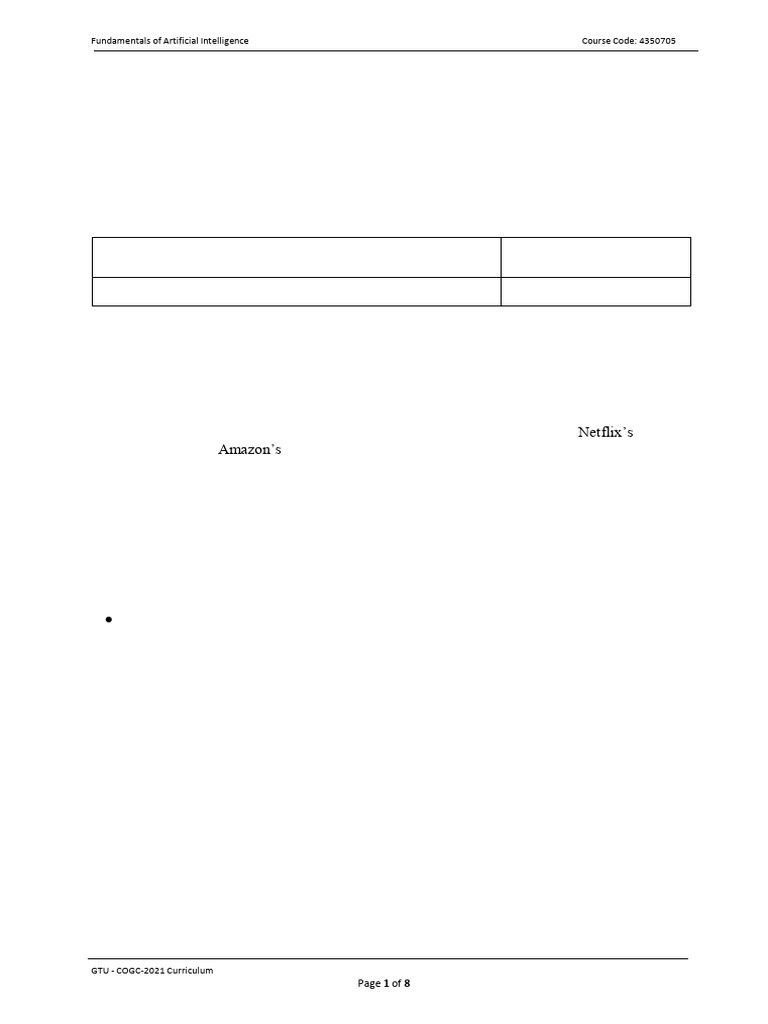 FAI - 4350705 Syllabus (GTURanker - Com) | PDF