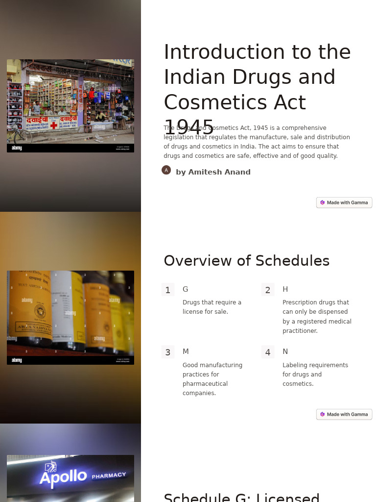 Introduction-to-the-Indian-Drugs-and-Cdrug and Cosmetic Act Osmetics ...