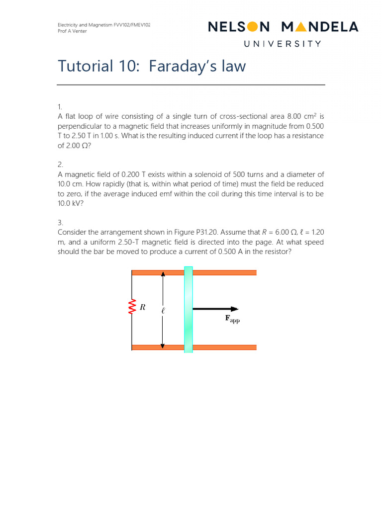 CH 31 Faradays Law | PDF