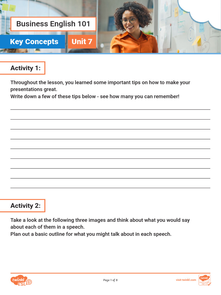 How To Make Your Presentations Great | PDF | English As A Second Or ...