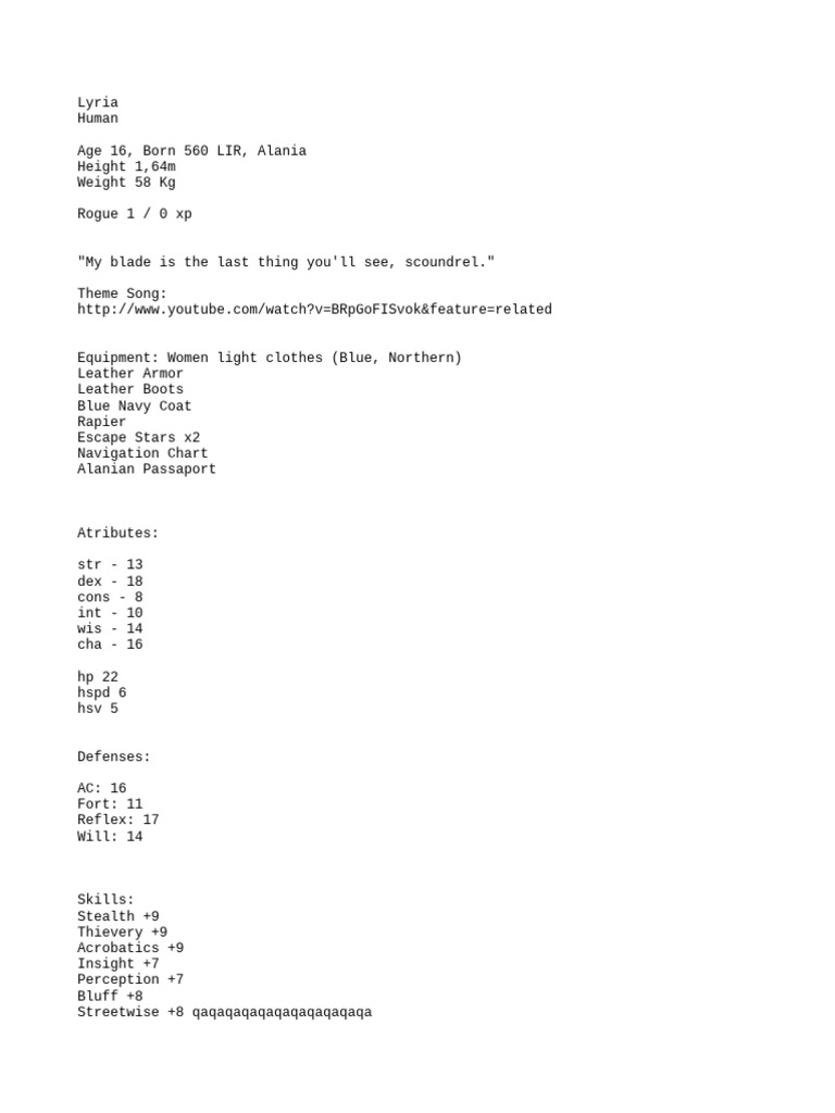 Lyria Pdf