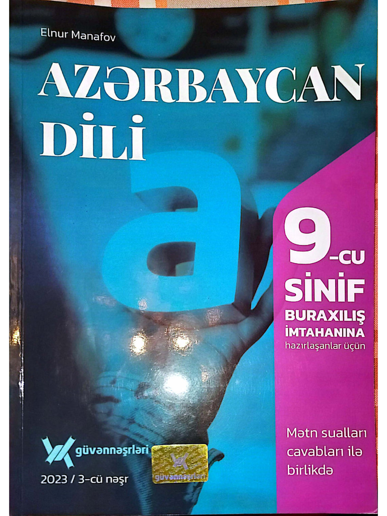 Azerbaycan Dili Guven 2023 9 Cu Sinif Metn Kitabi 231002 003055 240205 092738-1 | PDF