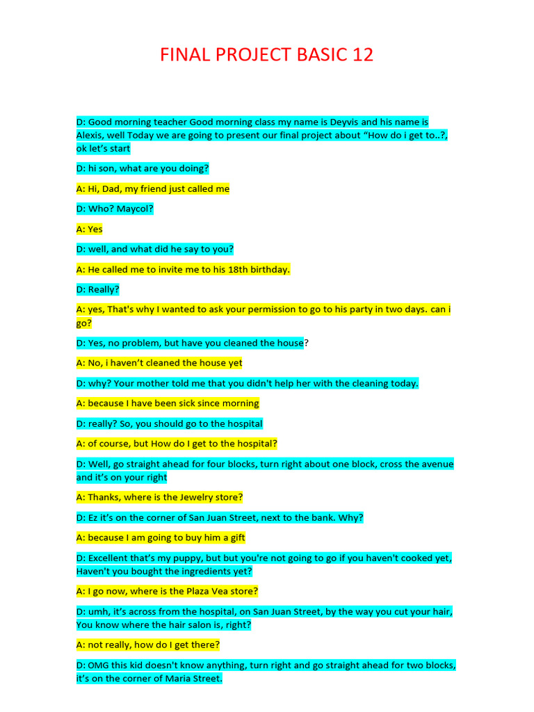 FINAL PROJECT BASIC 12 CROQUIS | PDF