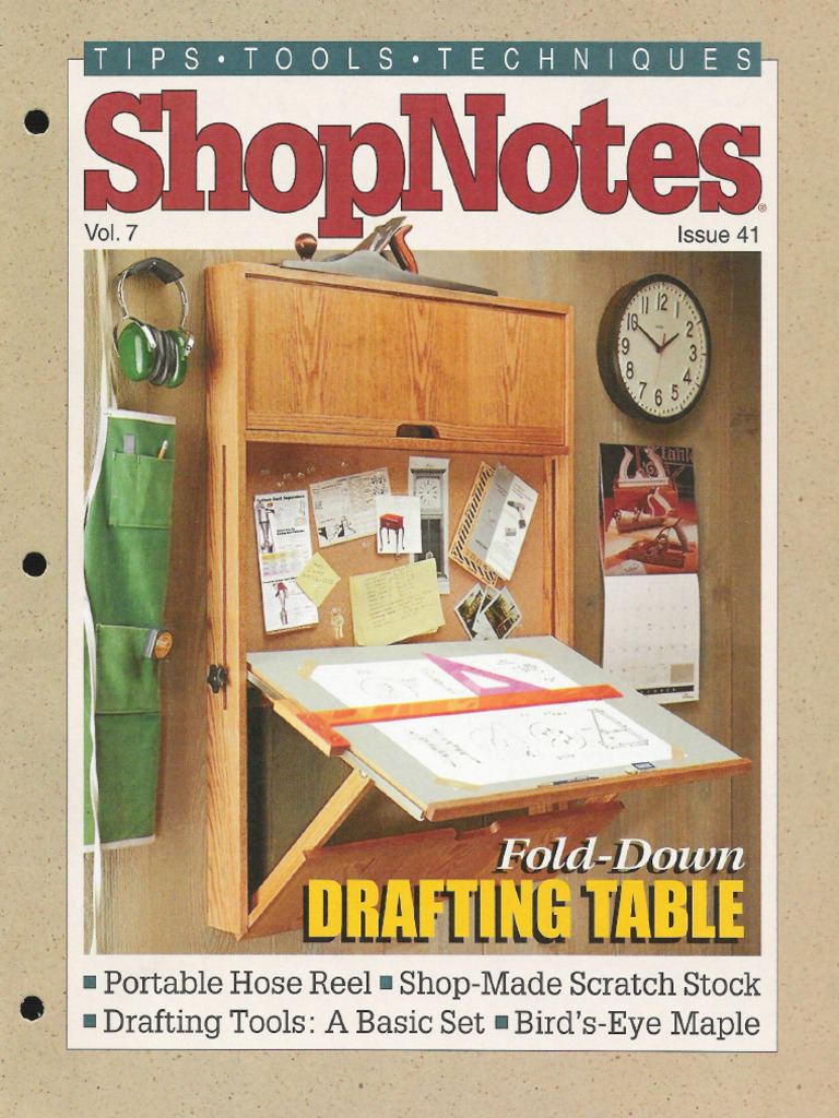 41 (Vol. 07) - Fold-Down Drafting Table | PDF