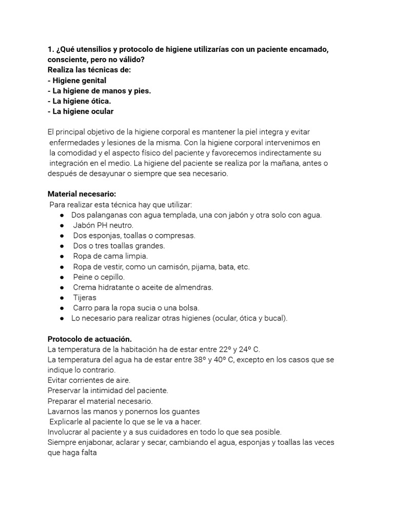 Act. 2 Unidad 2 MF1017 | PDF | Colchón | Ciencias sociales