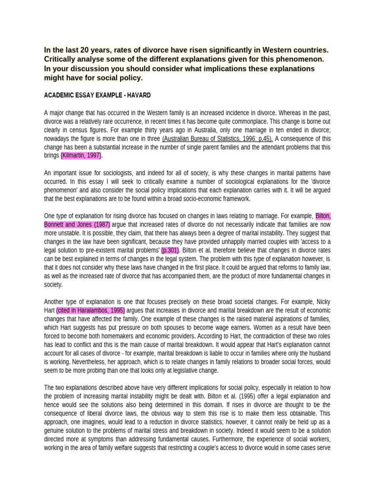 Essay Writing Example | PDF