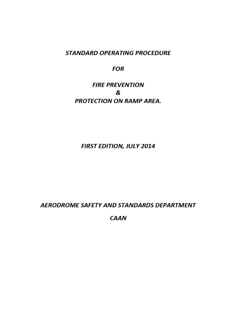 SOP For Fire Prevention | PDF