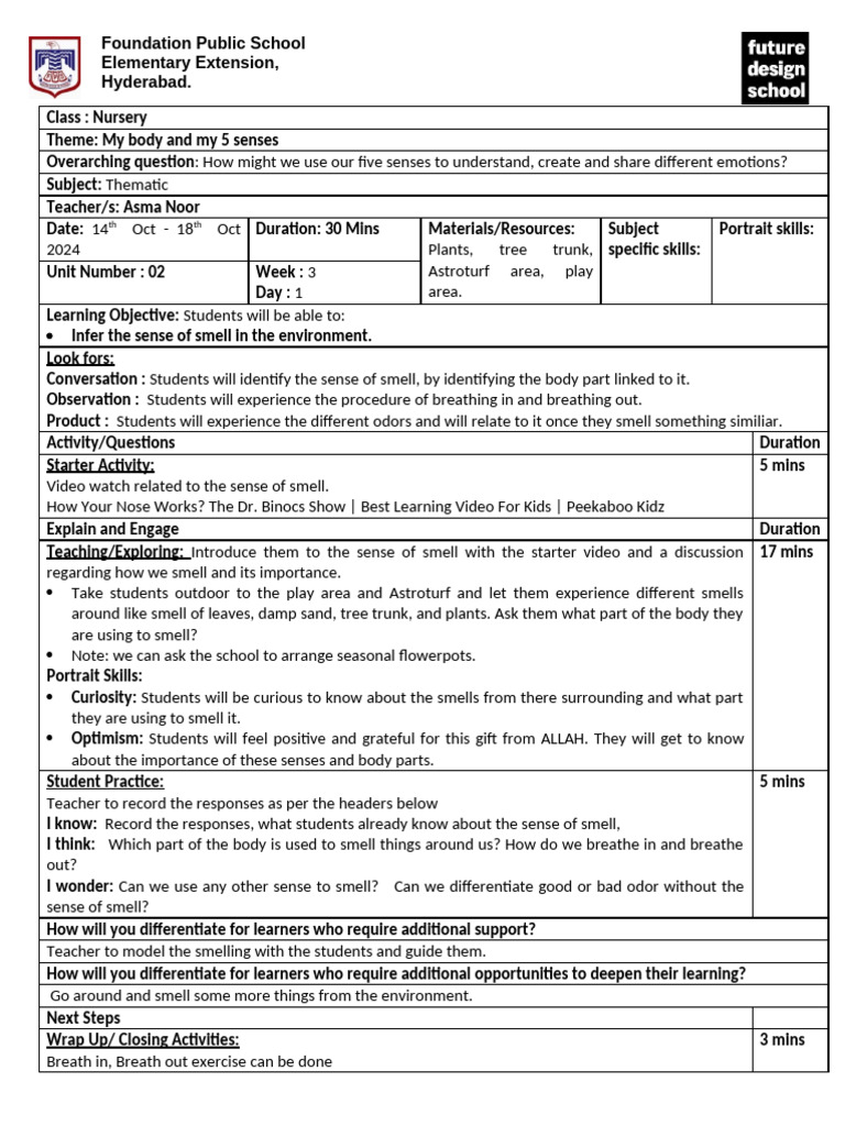 Unit 2, Week 3 (Thematic) | PDF