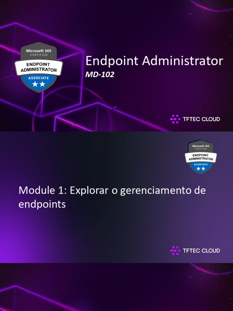 MD-102 Modulo 01 PDF | PDF