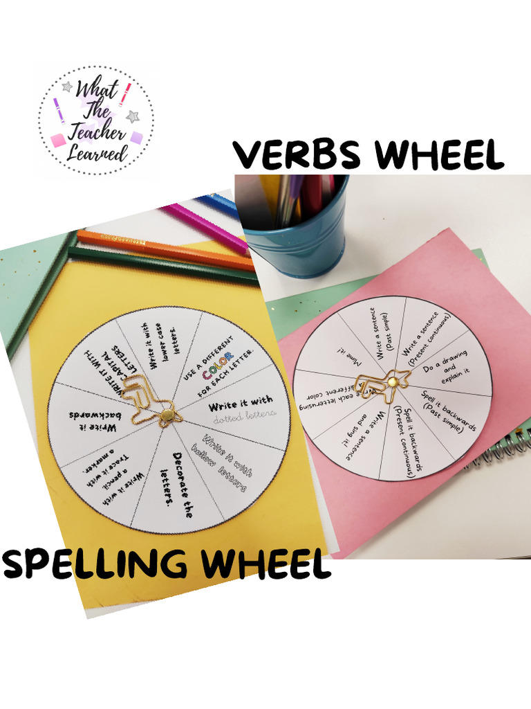 Verbs Wheel | PDF