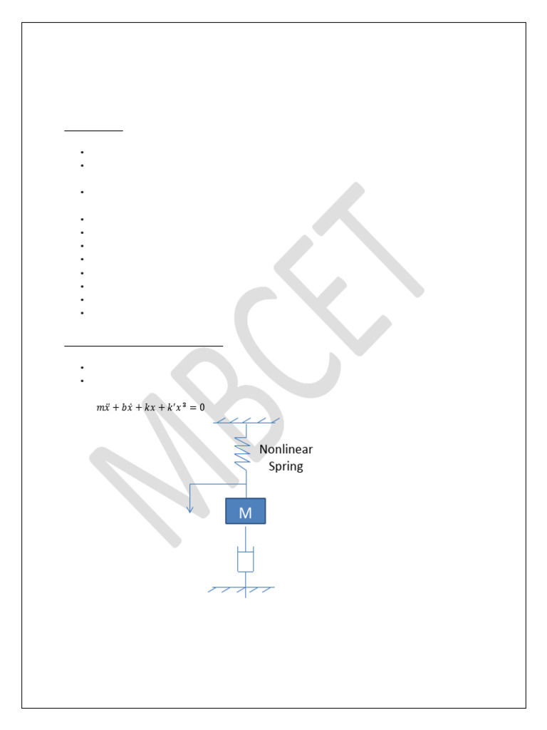 Non Linear Control Systems | PDF
