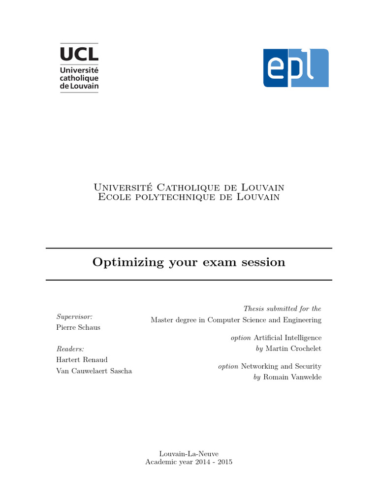 Optimizing Your Exam Session | PDF