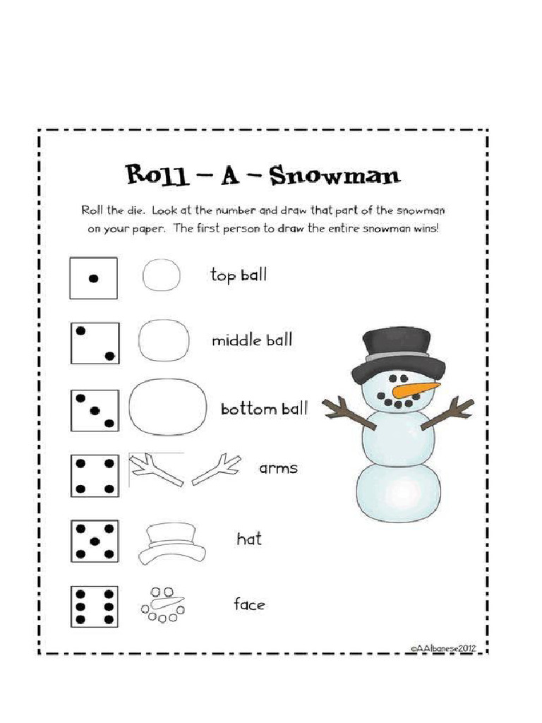 Roll A Snowman | PDF
