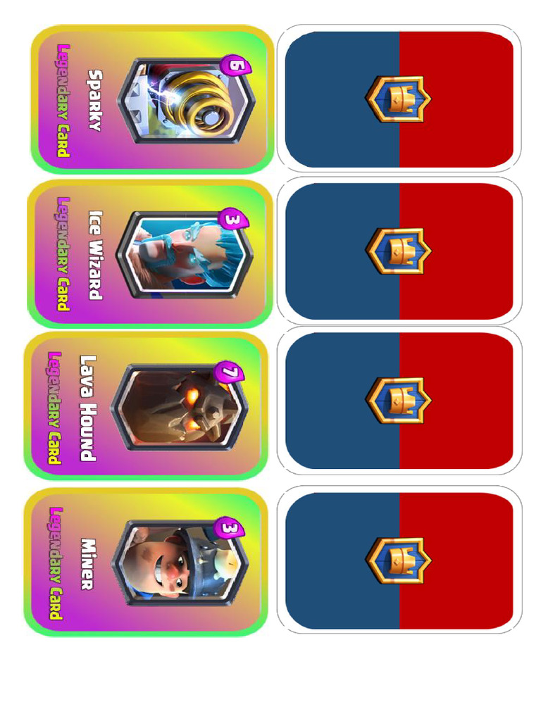 Cartas Clash Royale - Actualizadas | PDF