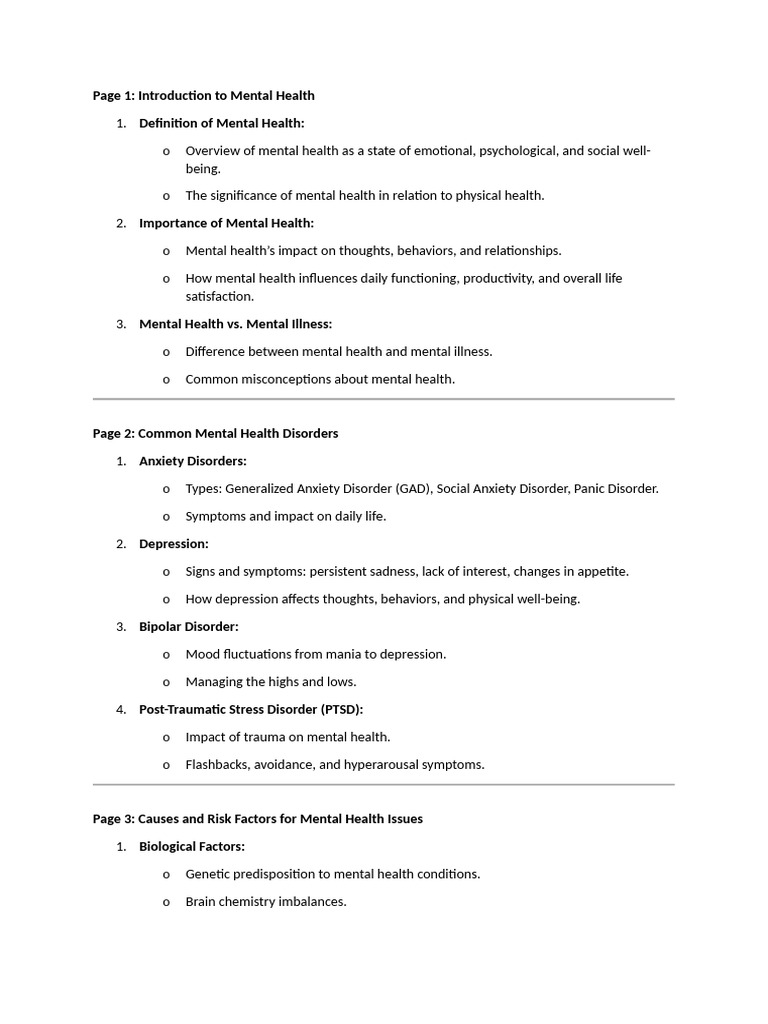 Mental Health PDF