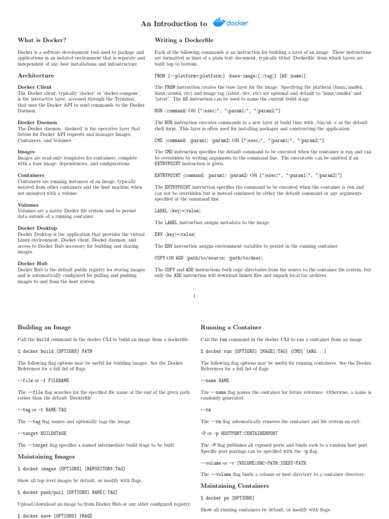 Docker Overview | PDF