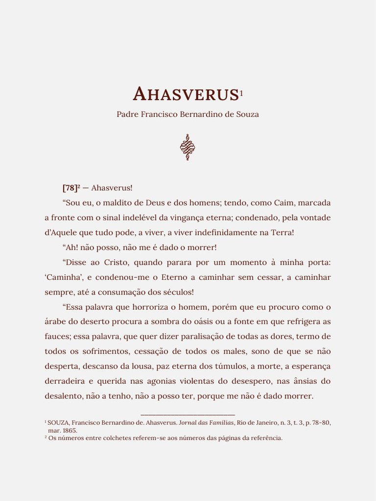 Tenebra Ahasverus | PDF
