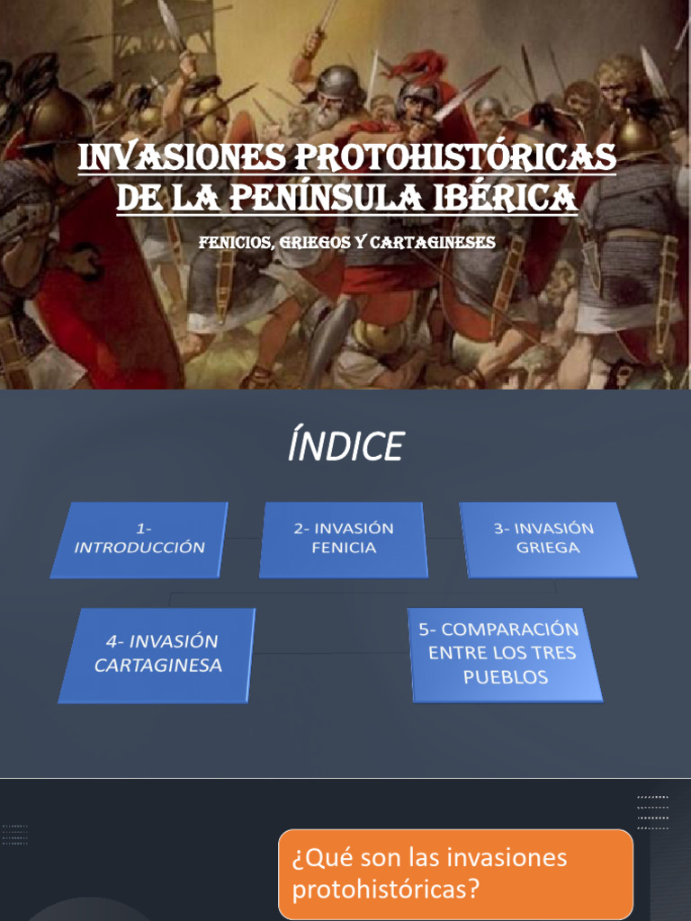 Invasiones Protohistã - Ricas de La Penã - Nsula Ibã - Rica | PDF