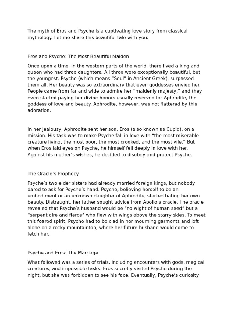 Eros and Psyche | PDF