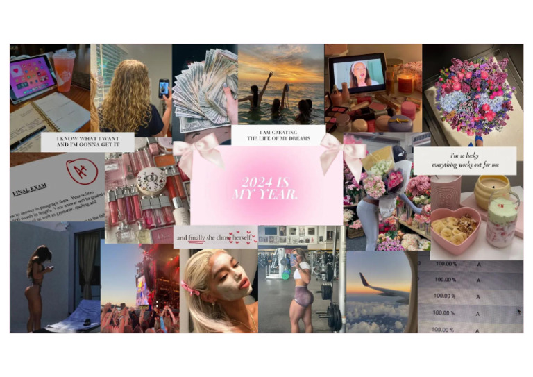 My 2024 Vision Board | PDF