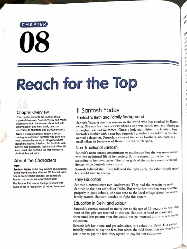 Reach for the top | PDF