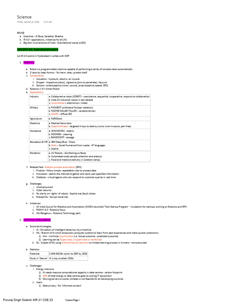 Science: Components | PDF