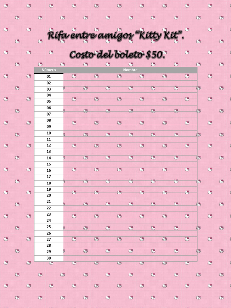 Rifa Entre Amigos | PDF