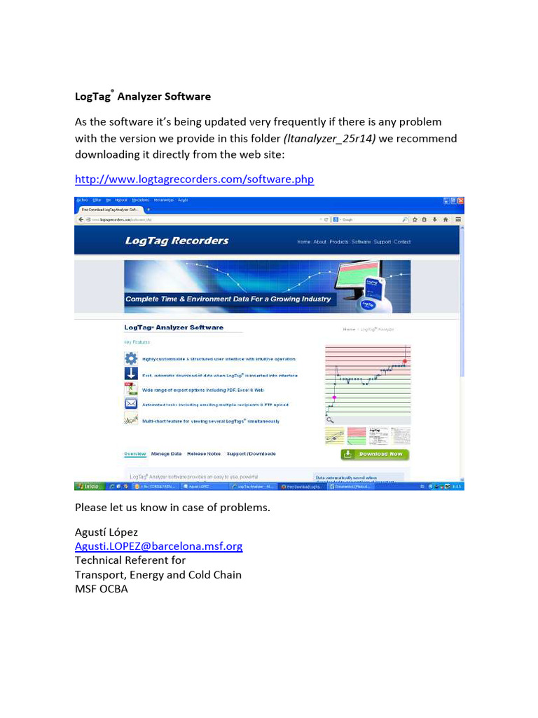LogTag® Analyzer Software | PDF