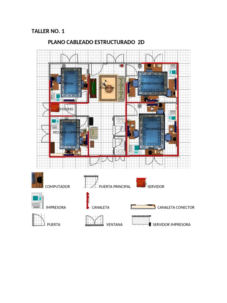 Taller No 1 Plano Cableado Estructurado Pdf 5855