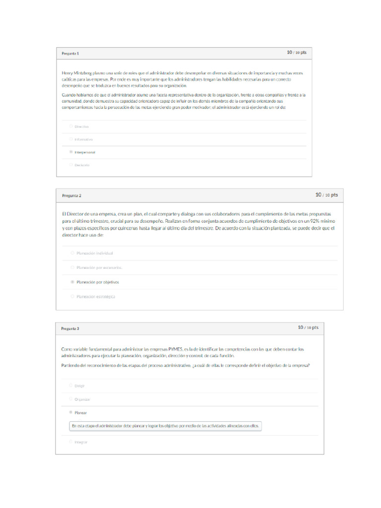 Respuestas - Procesos Administrativos | PDF