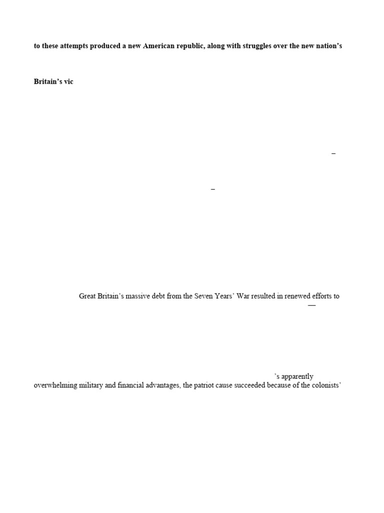 APUSH Period 3 Key Concepts | PDF