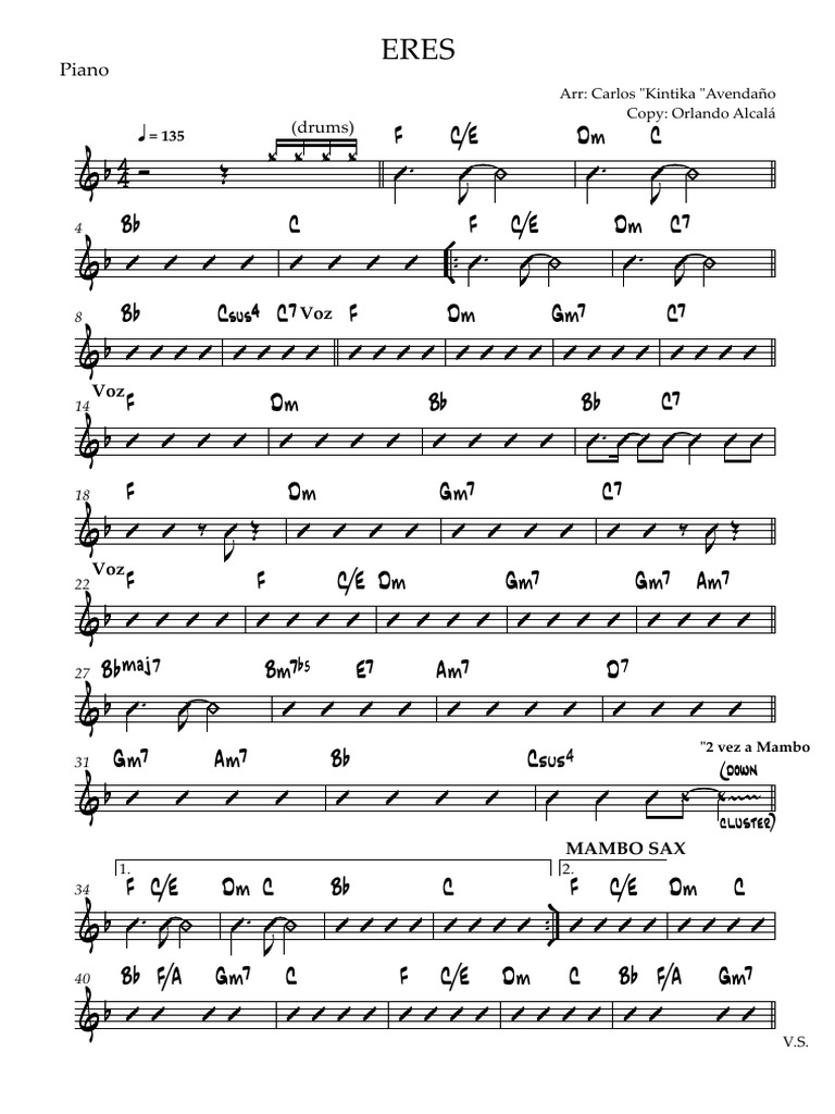 ERES - Piano | PDF