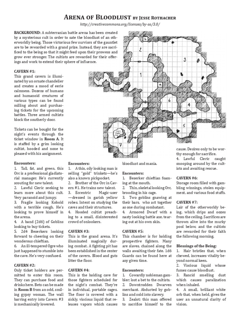 Subterranean Bloodlust Arena Guide | PDF