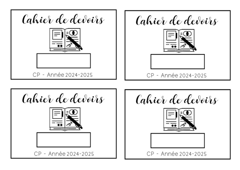 Cahier-De Devoirs | PDF