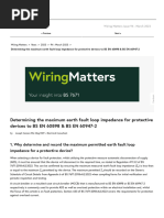 NICEIC Max ZS Values PDF | PDF | Fuse (Electrical) | Physical Quantities