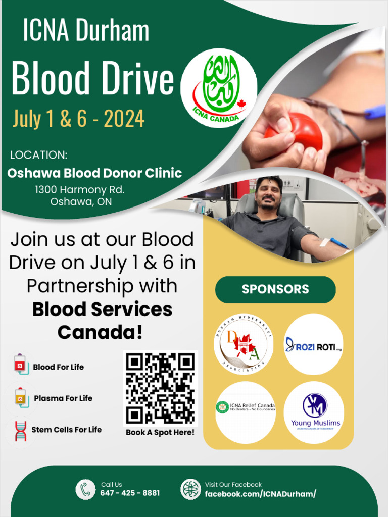 Blood Drive (Donation Camp) Activity Poster | PDF