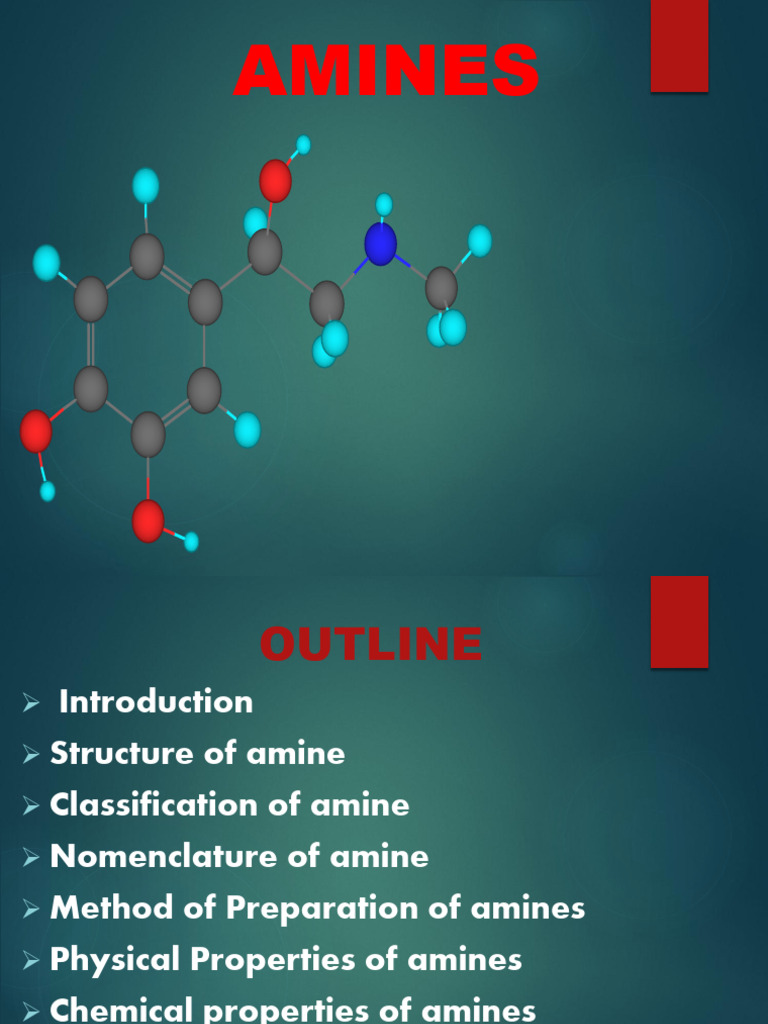 Amines Part1 PDF | PDF