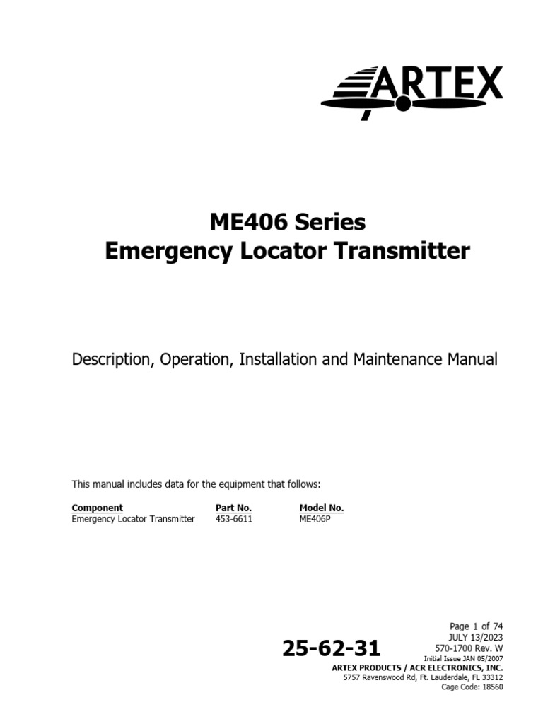 ME406P Manual - 570-1700W | PDF