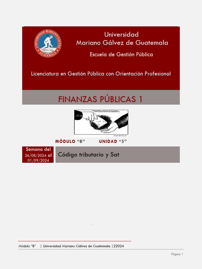 Unidad 5 Código Tributario y SAT FM Lap | PDF | Impuestos | Estado ...