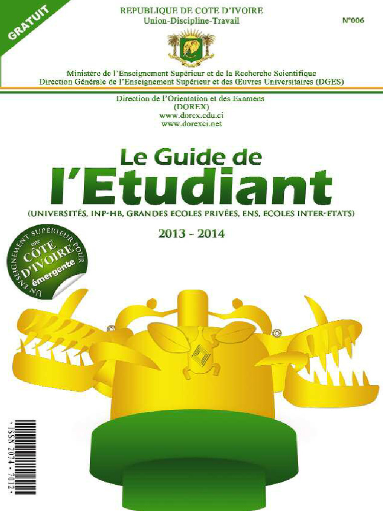 Guide de L'etudiant 2013-2014 | PDF