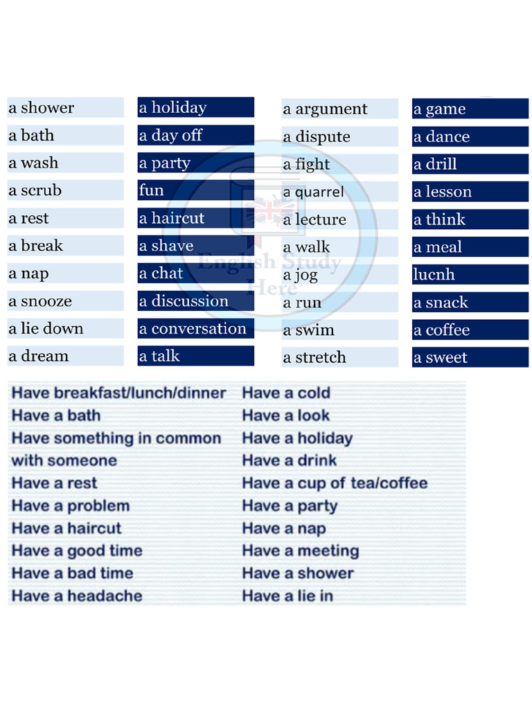 Have Collocations | PDF