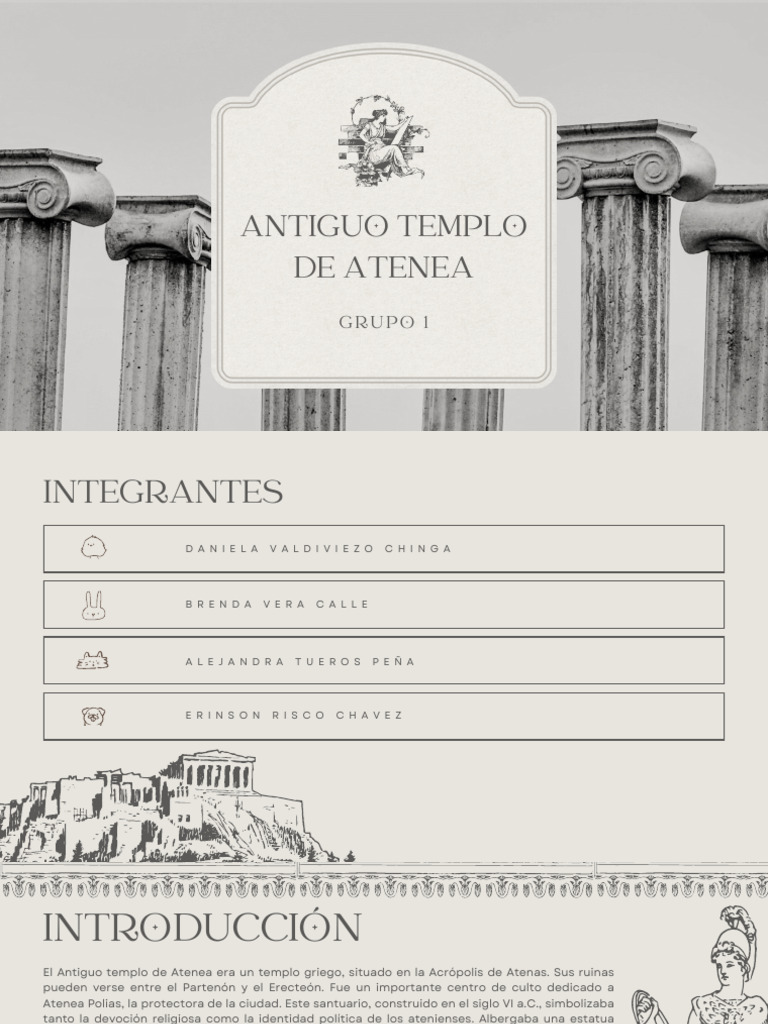 Antiguo Templo de Atenea | PDF