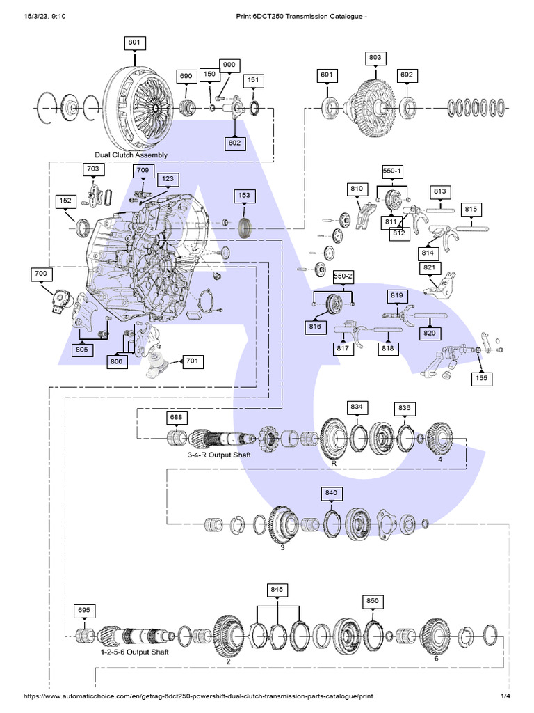 6DCT250 Cambio Doble Embrague | PDF