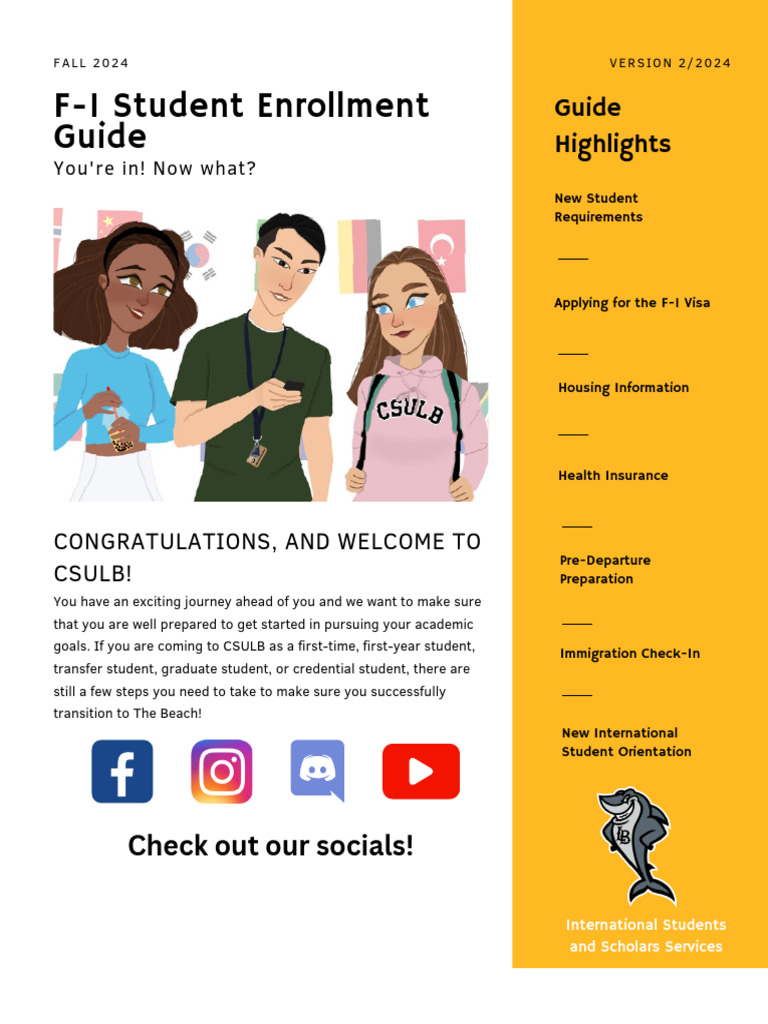 F-1 Student Enrollment Guide | PDF