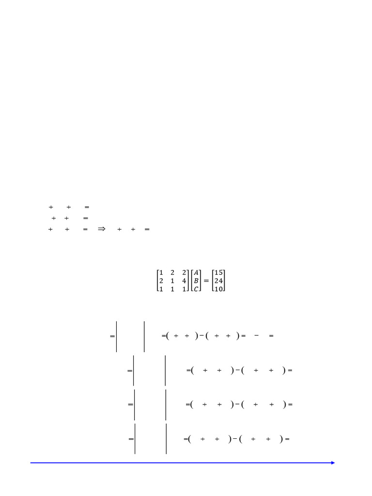 SPLTV Matriks Materi Canva | PDF