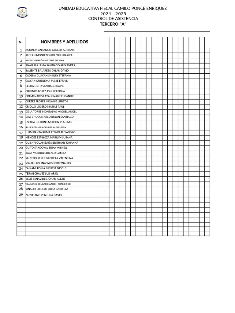 Listas Terceros | PDF