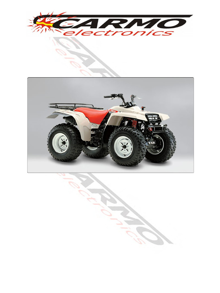 Yamaha Yfm350 Moto4 Big Bear Cdi Kit 1yw 20 Eng | PDF