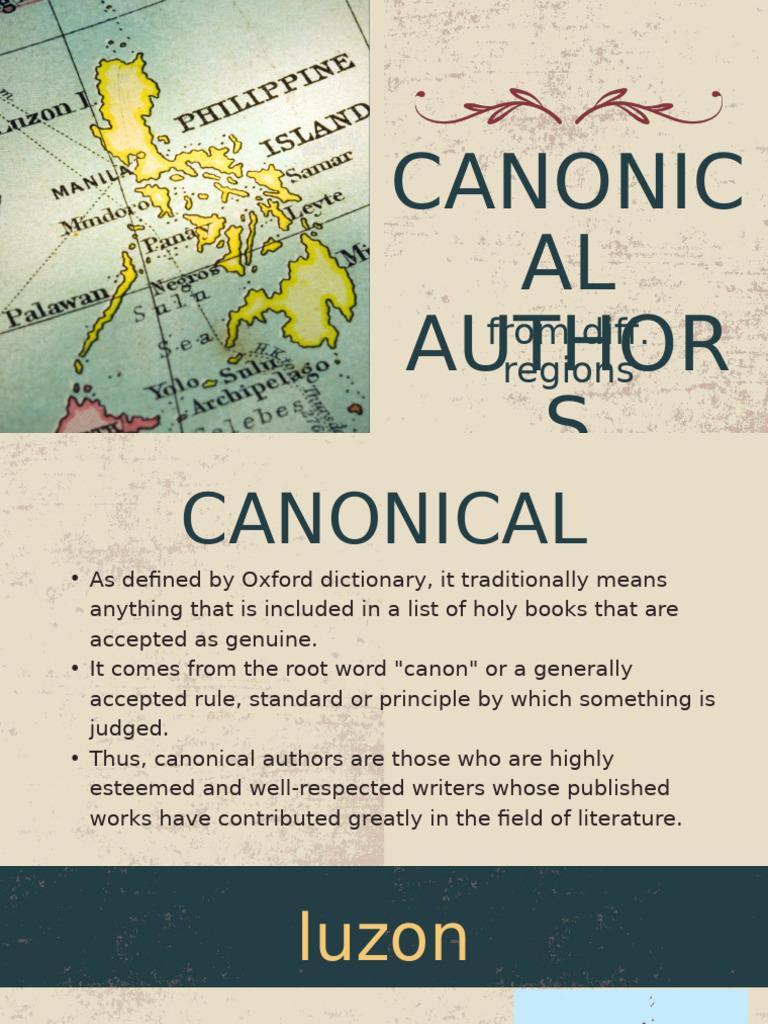 Lesson 8 Canonical Authors | PDF